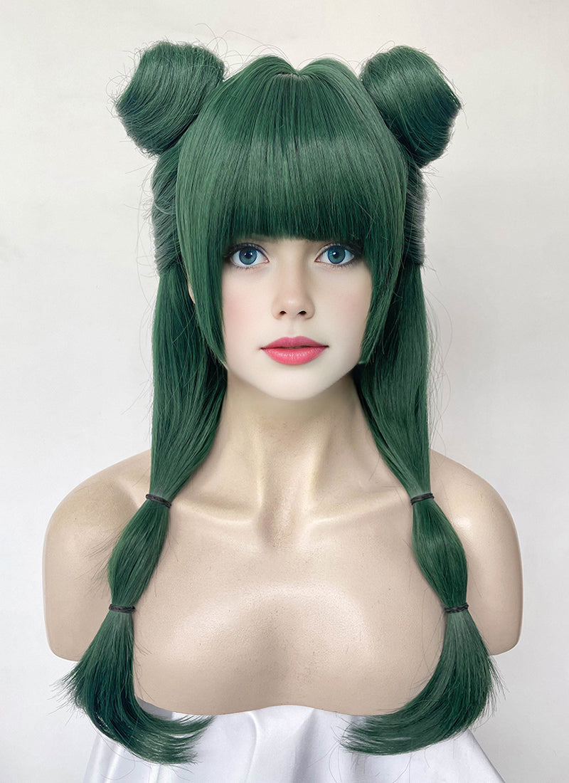 The Apothecary Diaries Maomao Green Braided Synthetic Hair Wig | Cosplaybuzz – CosplayBuzz