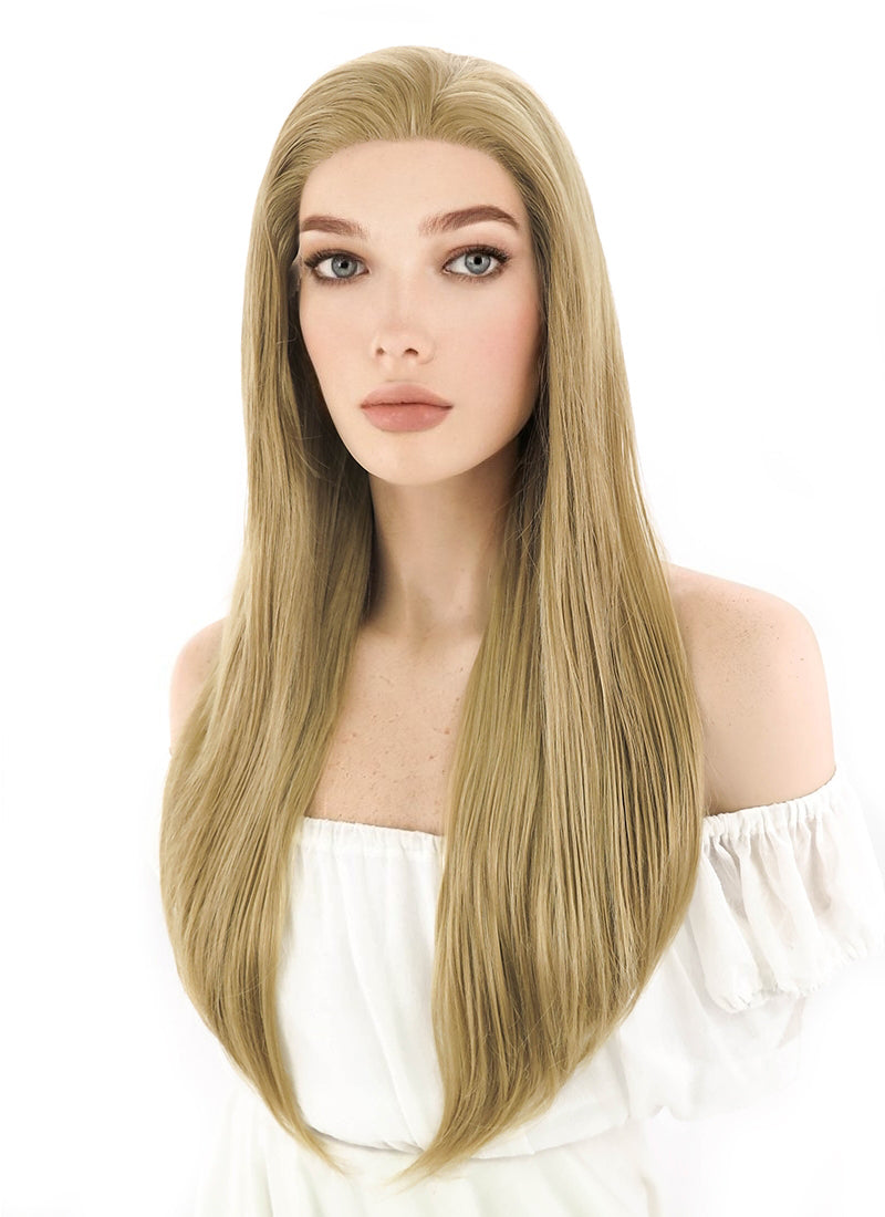 Long Straight Blonde Lace Front Synthetic Hair Wig LF331 – CosplayBuzz