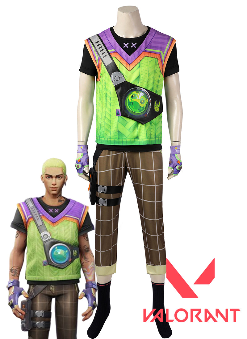 Valorant Gekko Cosplay Costume Outfit Full Set CS821 – CosplayBuzz