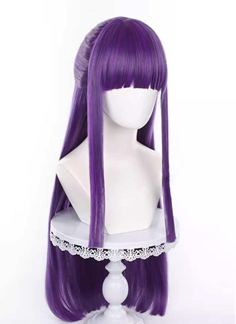Frieren: Beyond Journey's End Fern Long Purple Cosplay Wig TB1694 ...