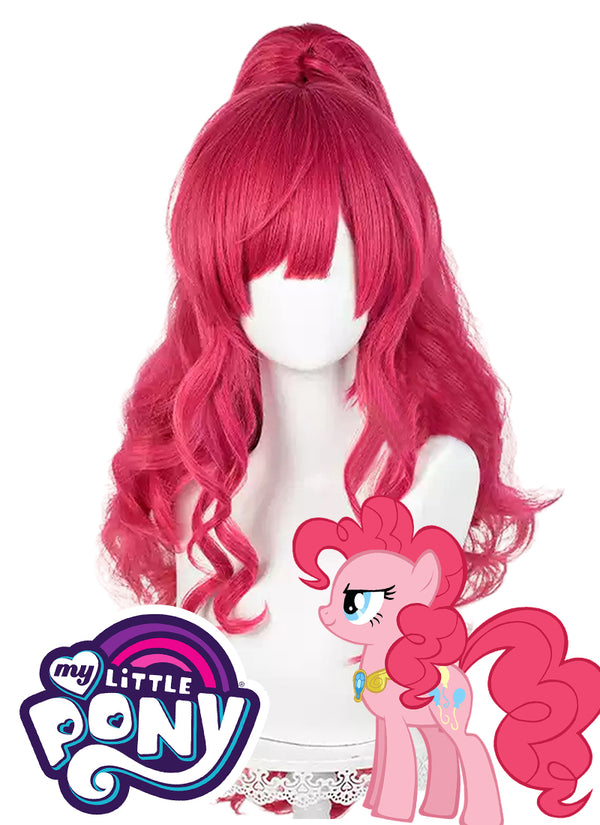 My Little Pony Pinkie Pie Long Wavy Pink Cosplay Wig TB1703 – CosplayBuzz