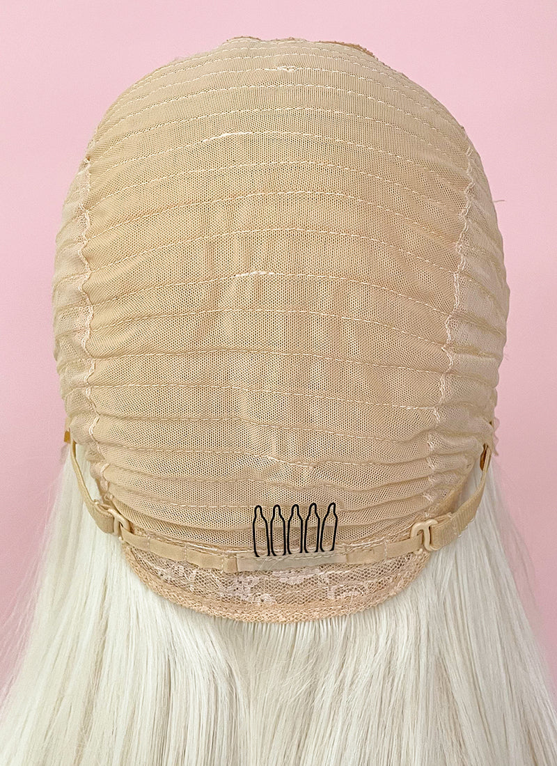 Barbie Long Straight Platinum Blonde Lace Front Synthetic Hair Wig LF6 – CosplayBuzz