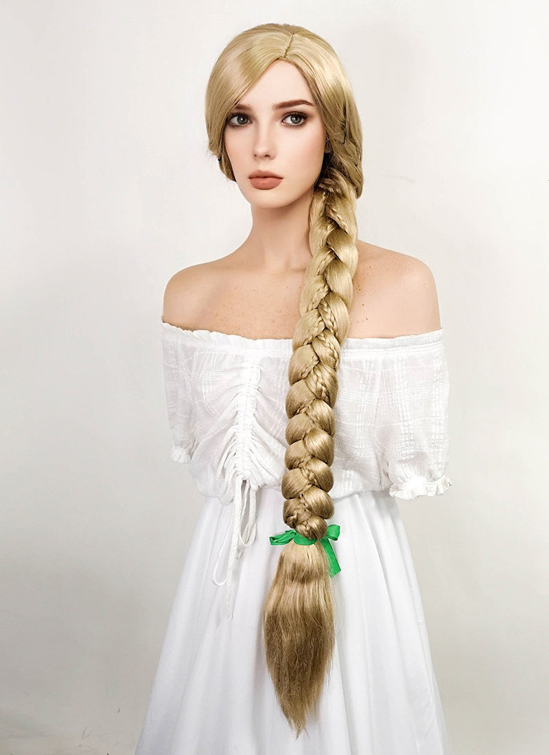 Disney Princess Tangled Rapunzel Long Blonde Cosplay Wig TBZ1162 ...